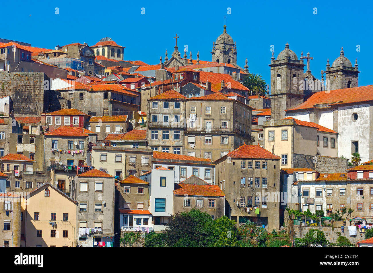 Porto old Town, "Oporto", Ribeira district, UNESCO World Heritage Site ...