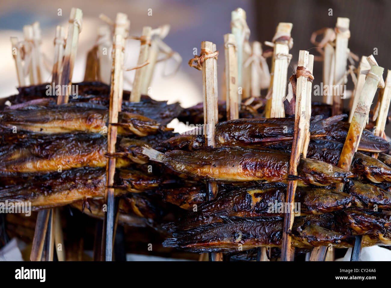 Dried Fish on a Market in Phnom Penh, Cambodia Stock Photo - Alamy
