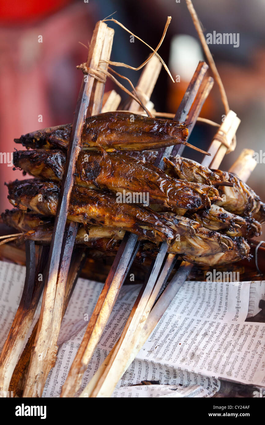 Dried Fish on a Market in Phnom Penh, Cambodia Stock Photo - Alamy