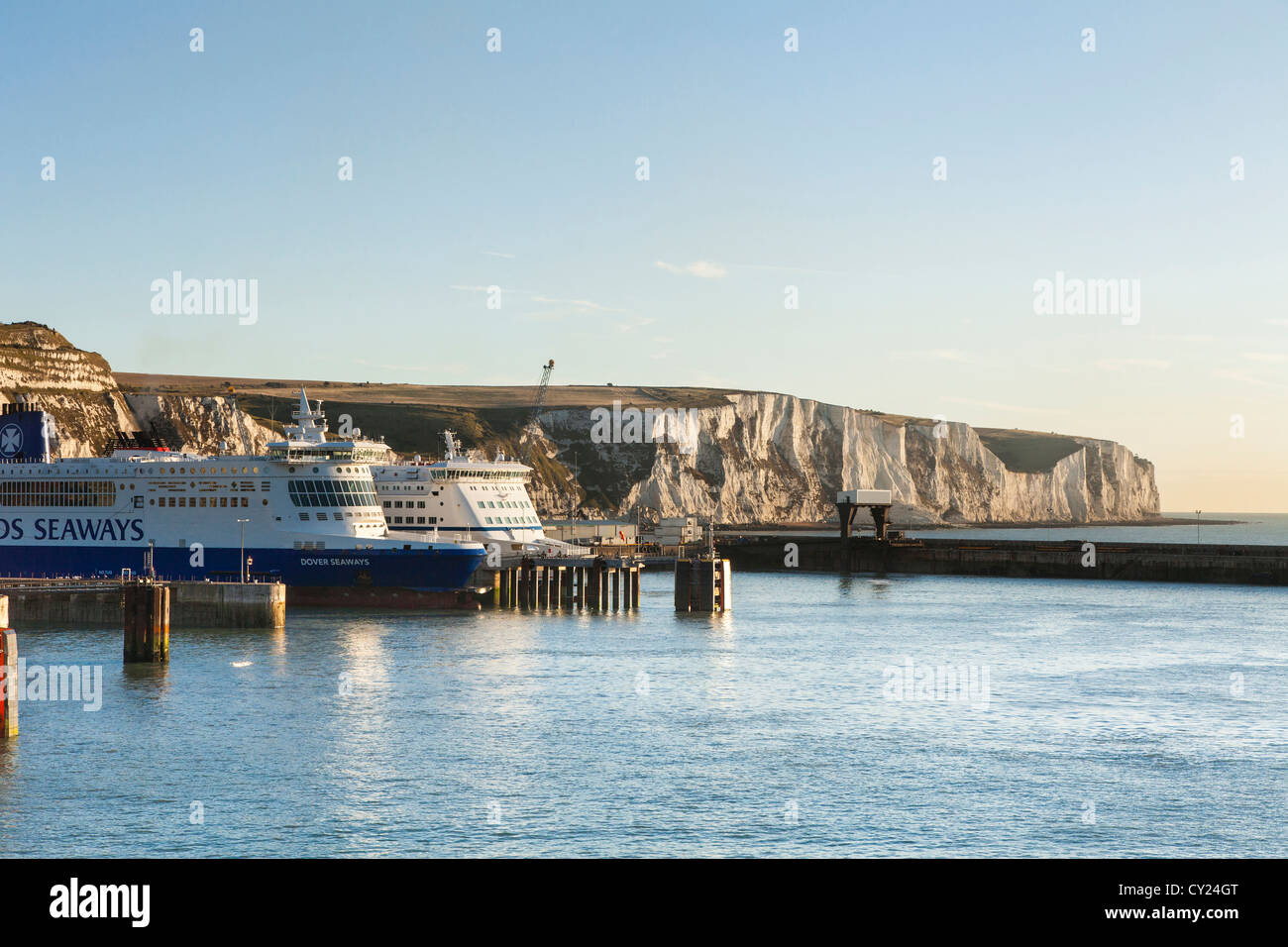 Ferries in the Port of Dover, Kent, England Stock Photo - Alamy