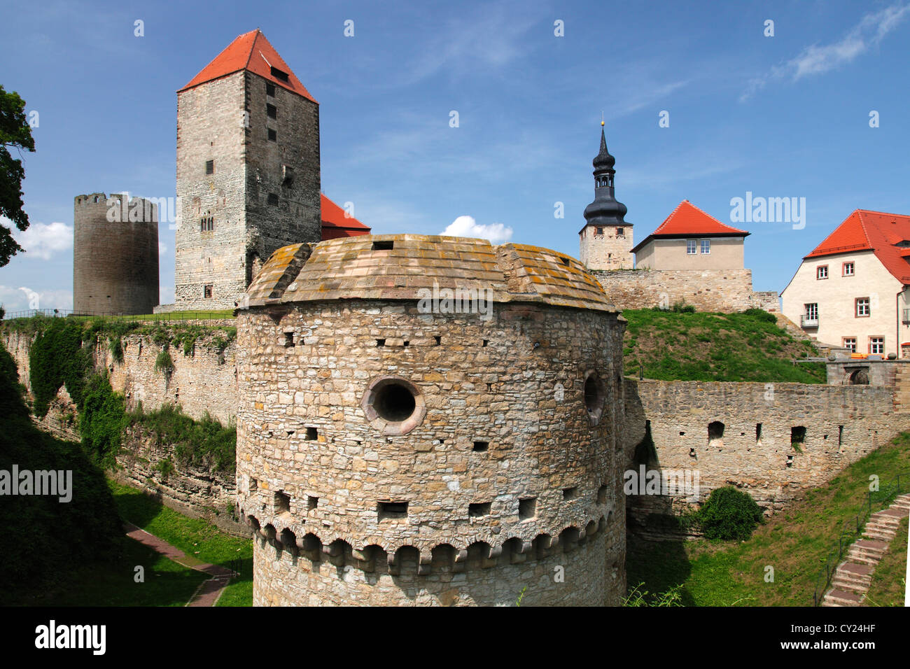 medieval castle in Querfurt Stock Photo - Alamy