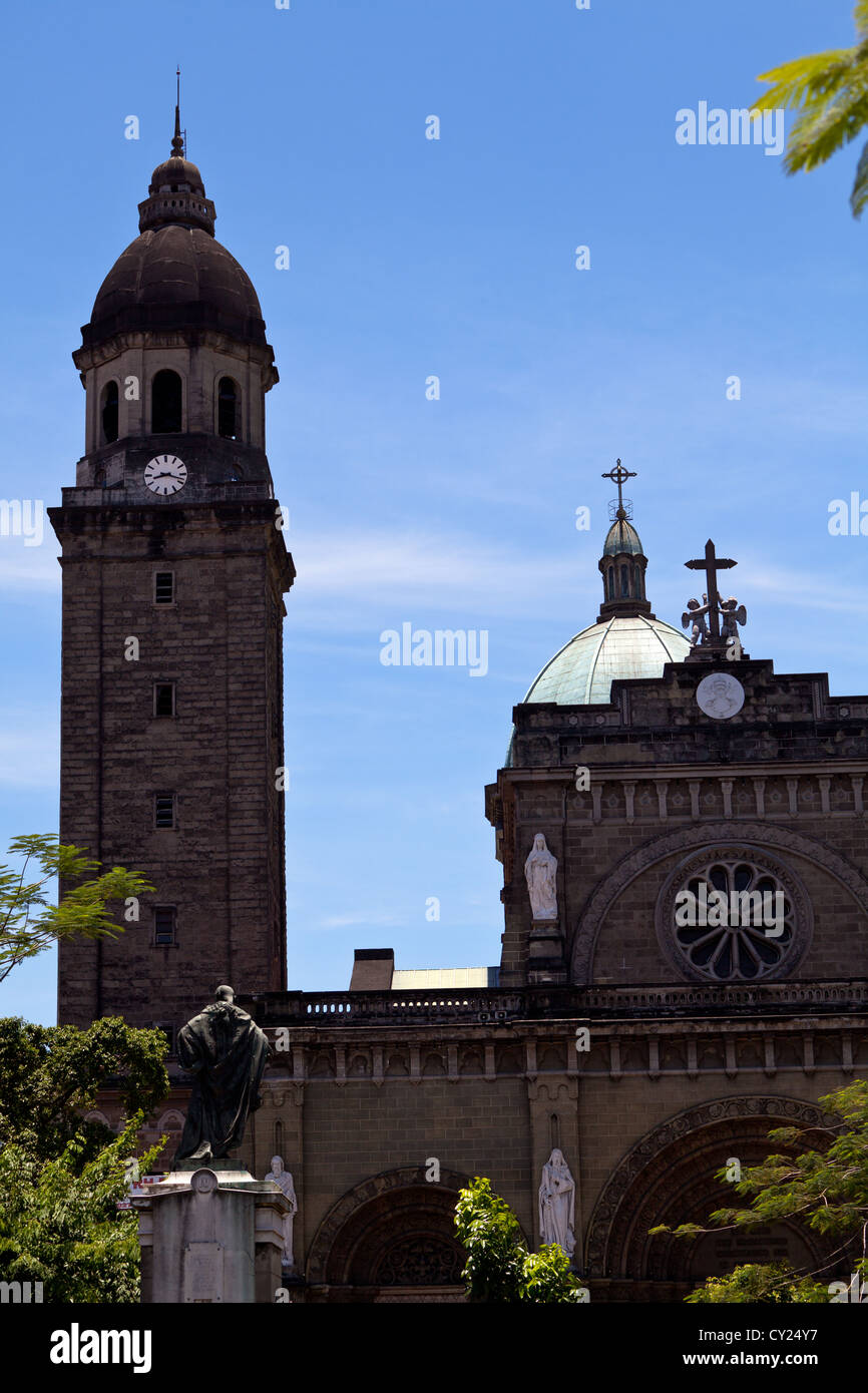 The Metropolitan Cathedral of Manila, Philippines Stock Photo - Alamy