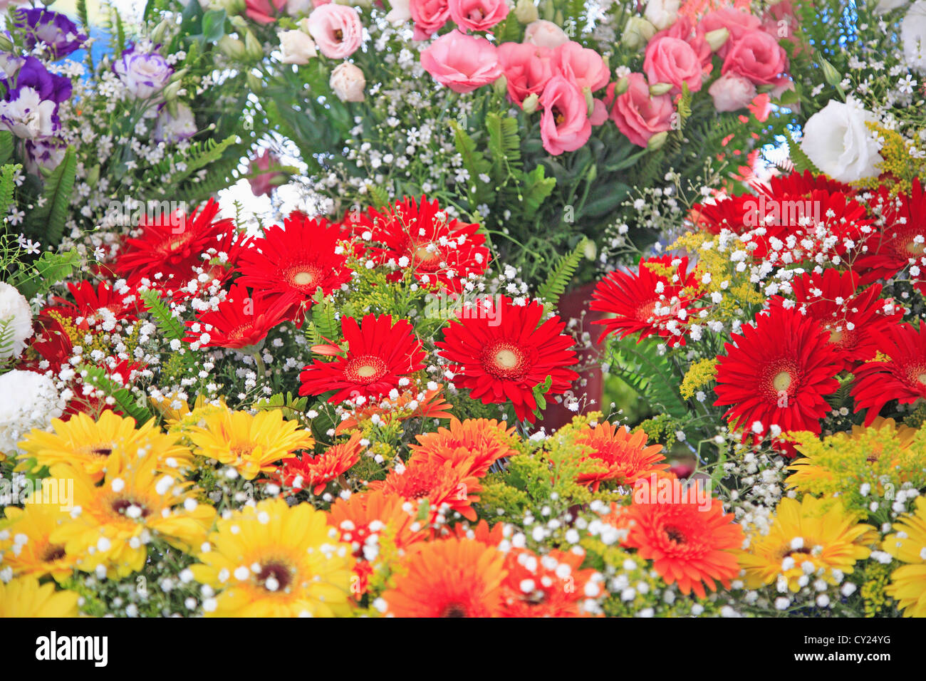 Brazil, Rio de Janeiro, Ipanema, flowers at market Stock Photo - Alamy