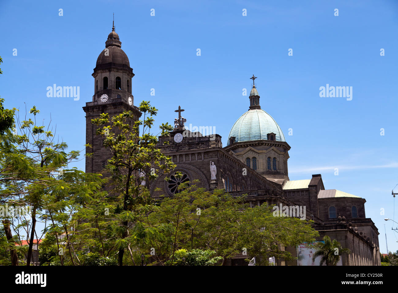 The Metropolitan Cathedral of Manila, Philippines Stock Photo - Alamy