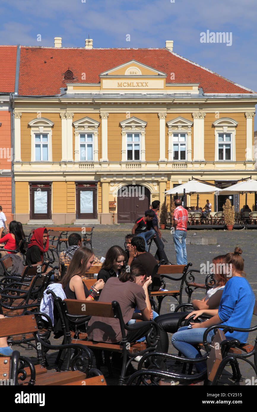 Romania, Timisoara, Piata Unirii, people Stock Photo - Alamy