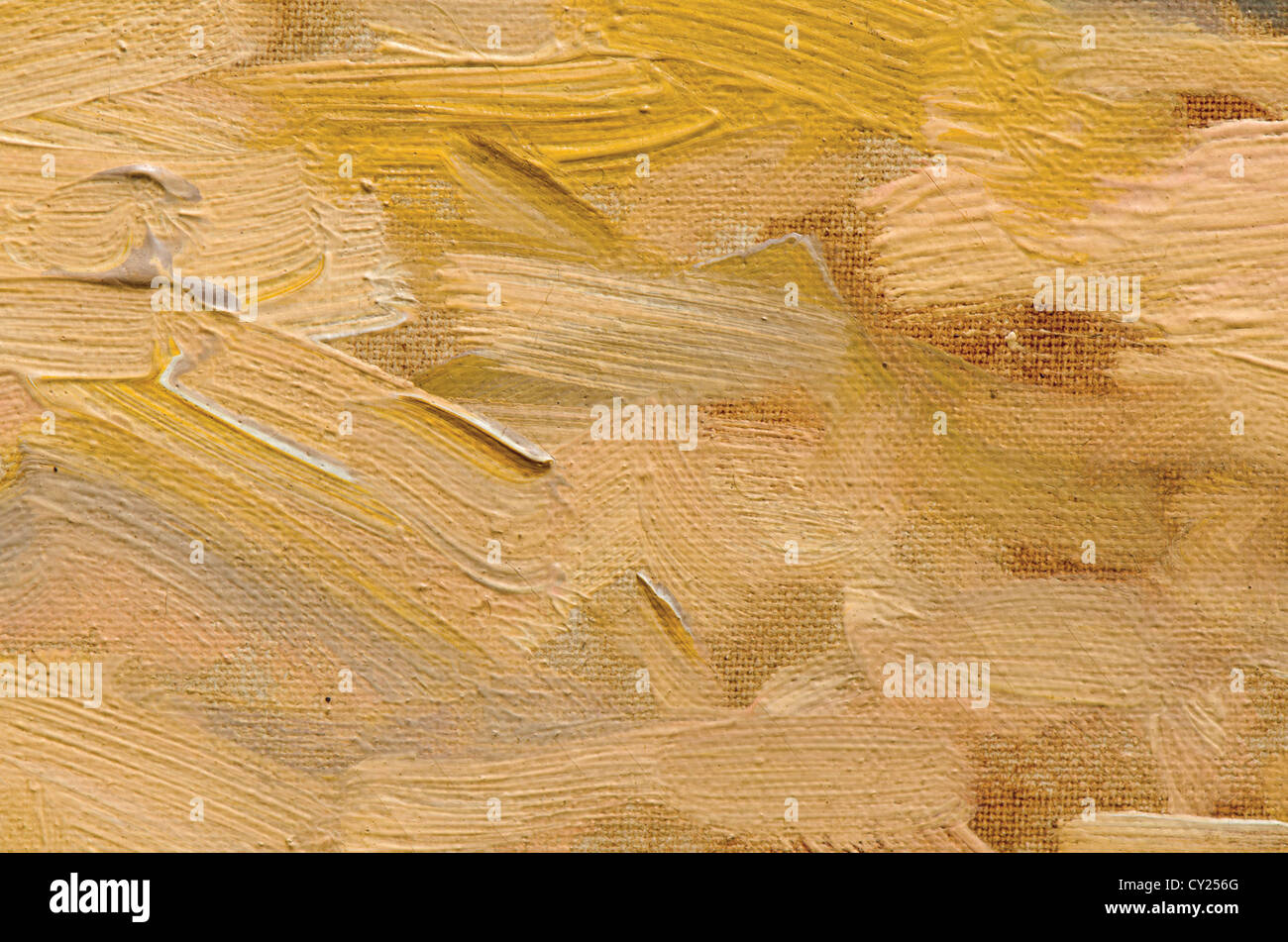 Cream coloured paint brush strokes hi-res stock photography and images ...