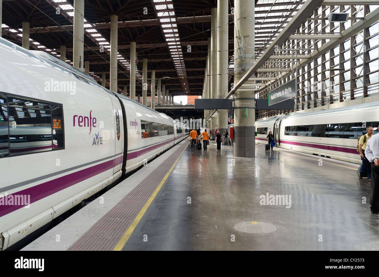 Atocha train station. Madrid. Spain Stock Photo - Alamy
