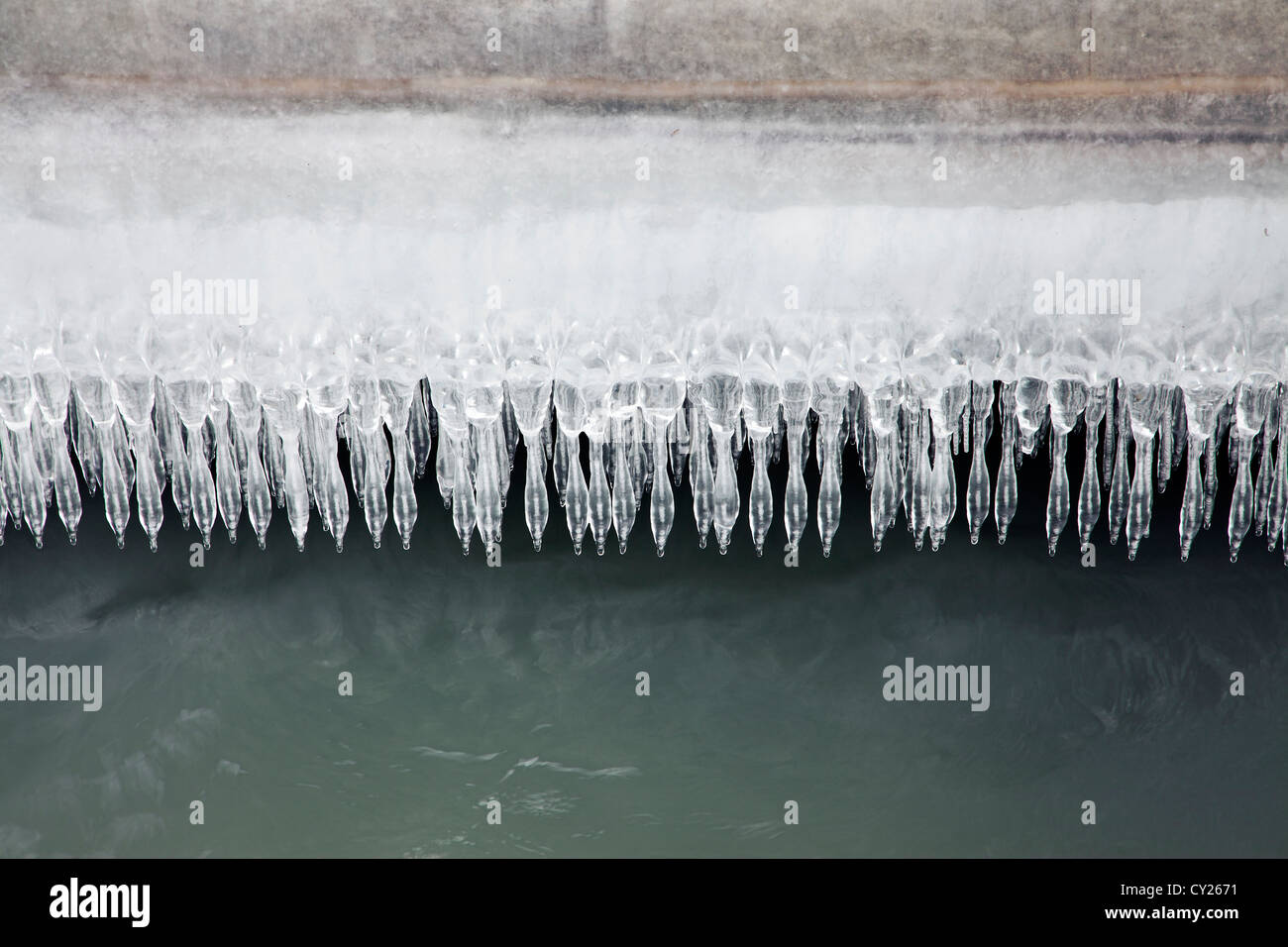 Freeze on the water Stock Photo - Alamy