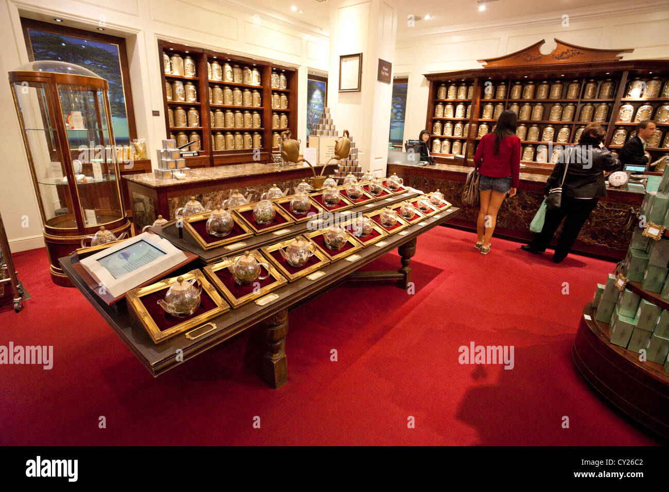 Tea section on the ground floor at Fortnum & Mason, Piccadilly Store ...