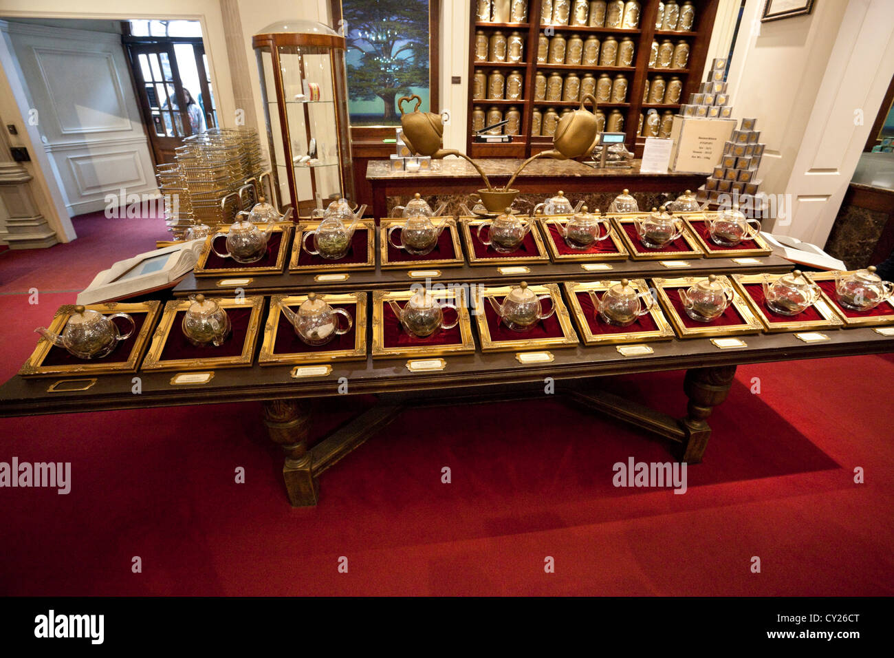 Tea section on the ground floor at Fortnum & Mason, Piccadilly Store ...