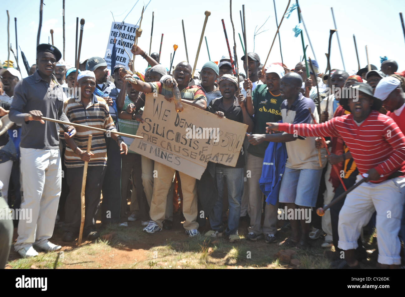 Members of the South African Democratic Socialist Movement addressing ...