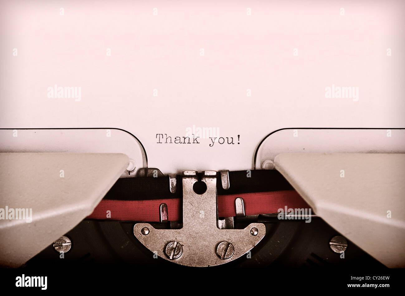 Thank you words written hi-res stock photography and images - Alamy