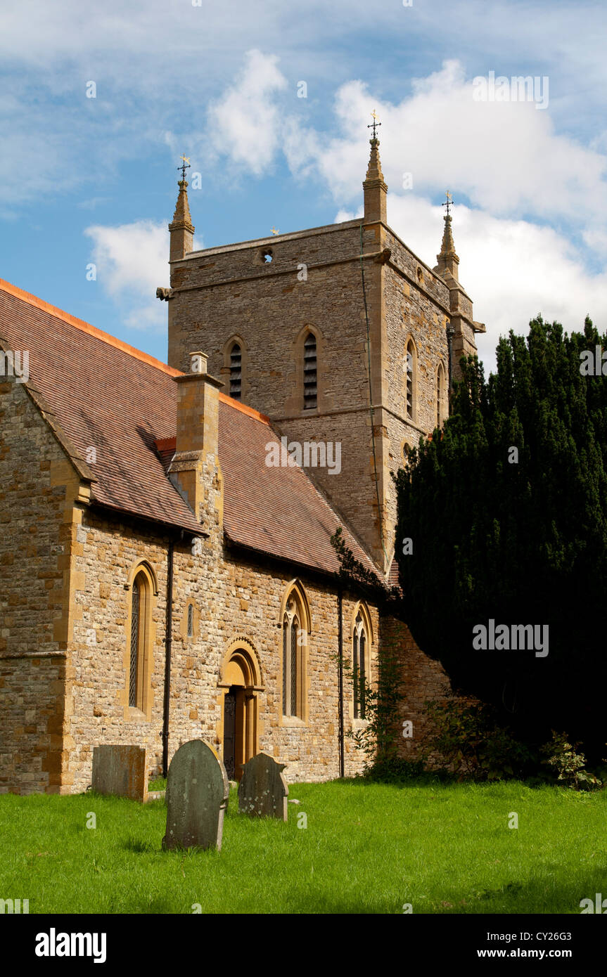 St. Mary and the Holy Cross Church, Alderminster, Warwickshire, UK ...