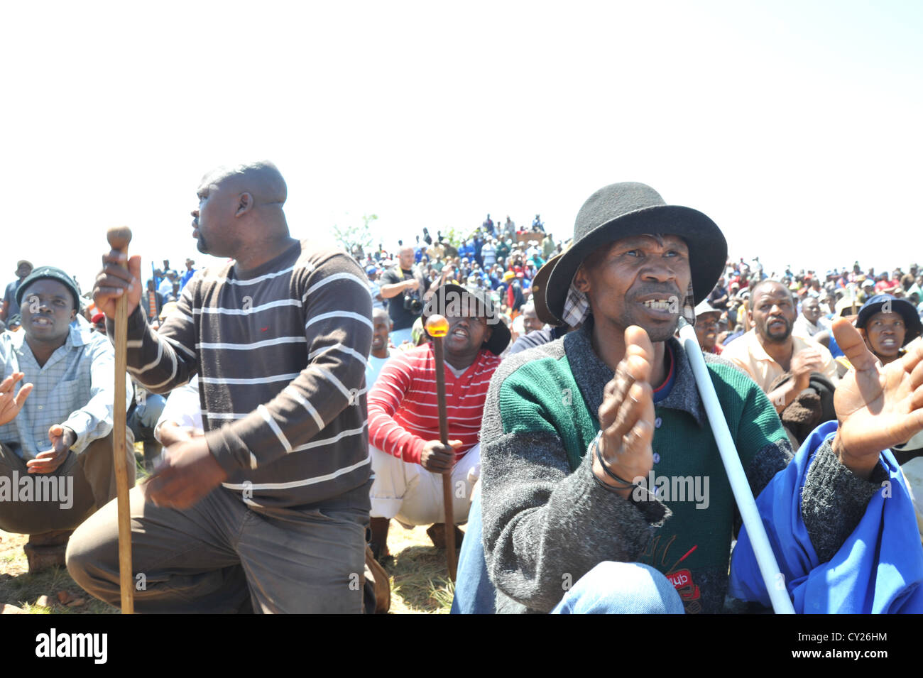 Members of the South African Democratic Socialist Movement addressing ...