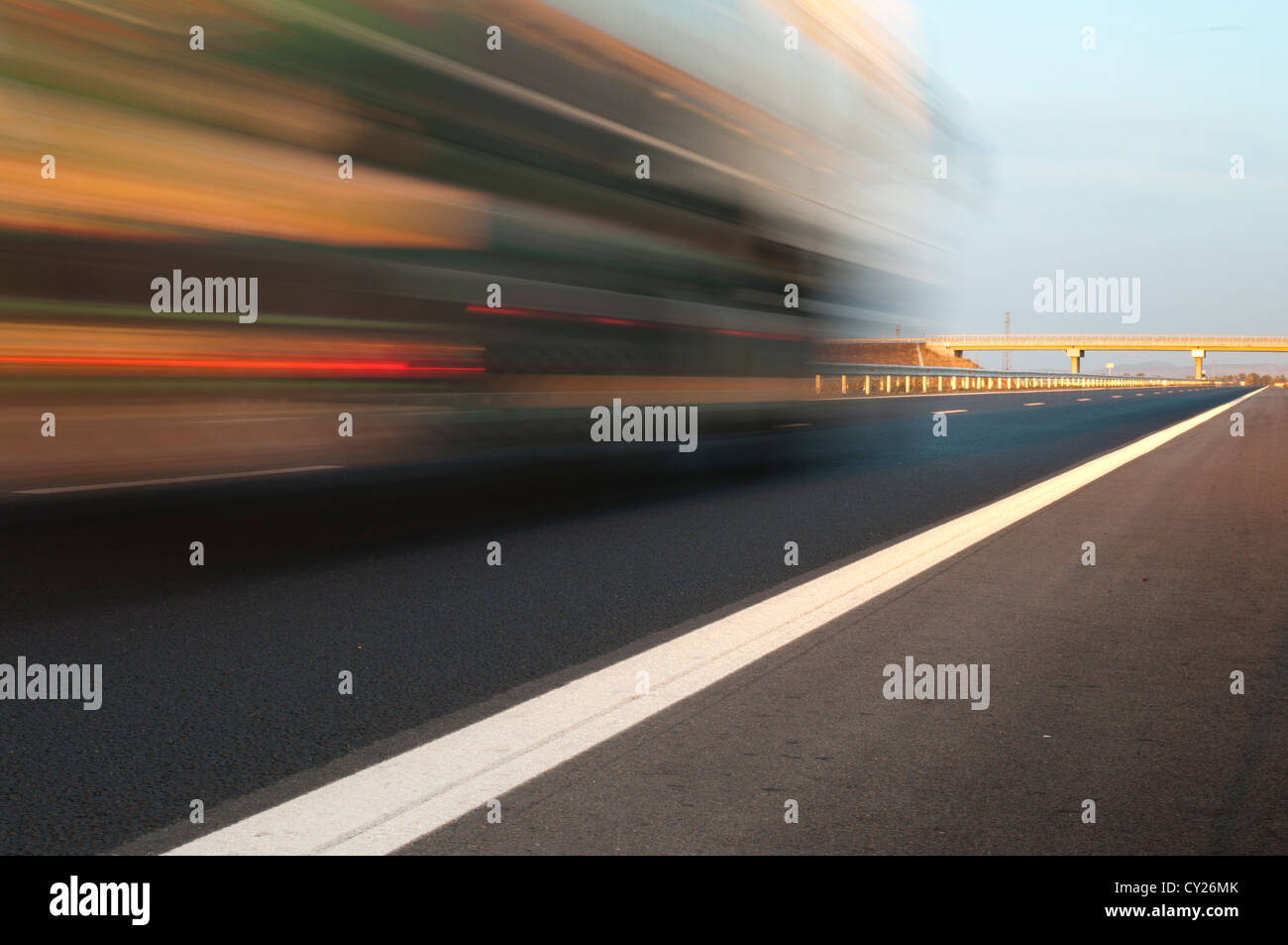 Bus on highway hi-res stock photography and images - Alamy