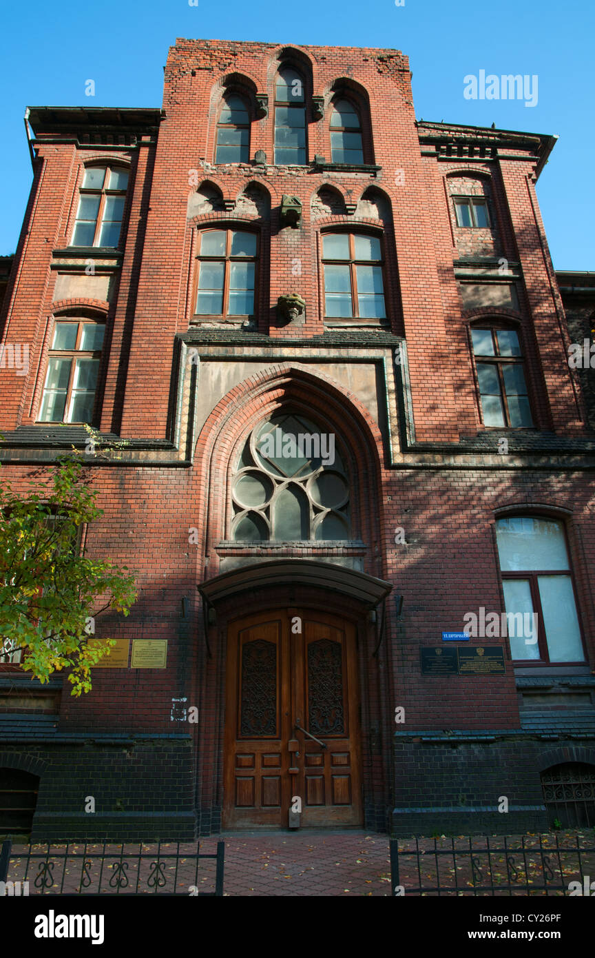 Old architecture of Kaliningrad Stock Photo - Alamy