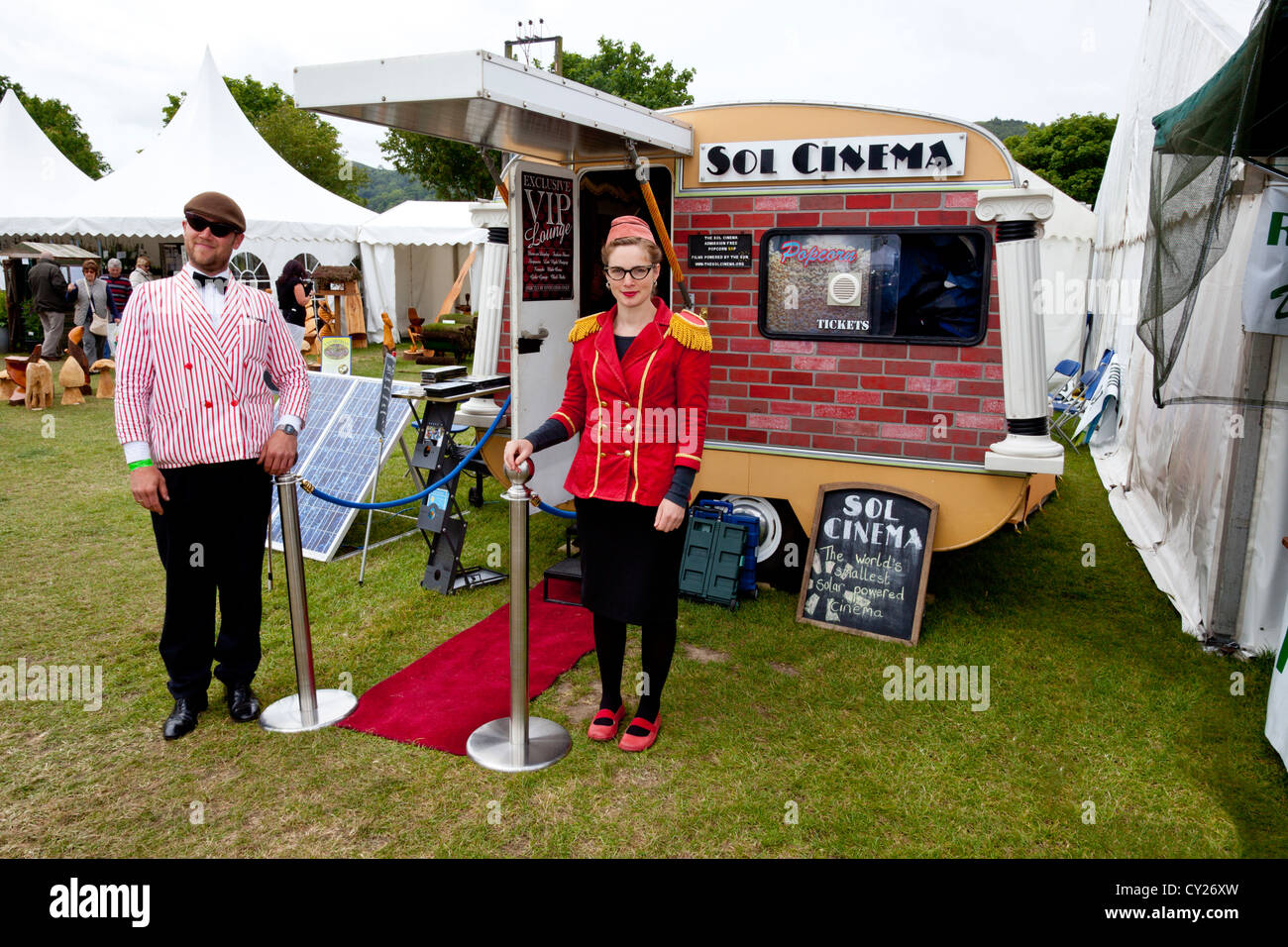 The Sol Cinema - the world's smallest solar powered cinema at the RHS ...