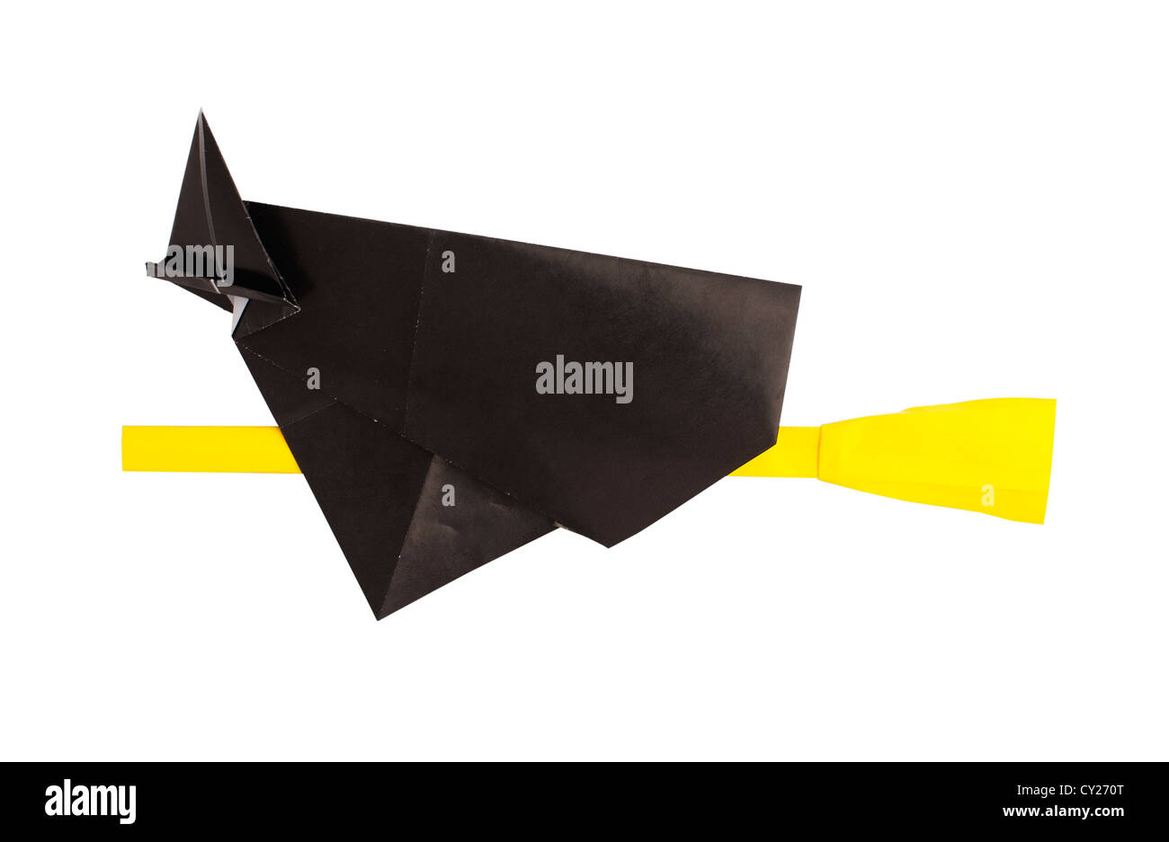 Halloween origami black paper hi-res stock photography and images - Alamy