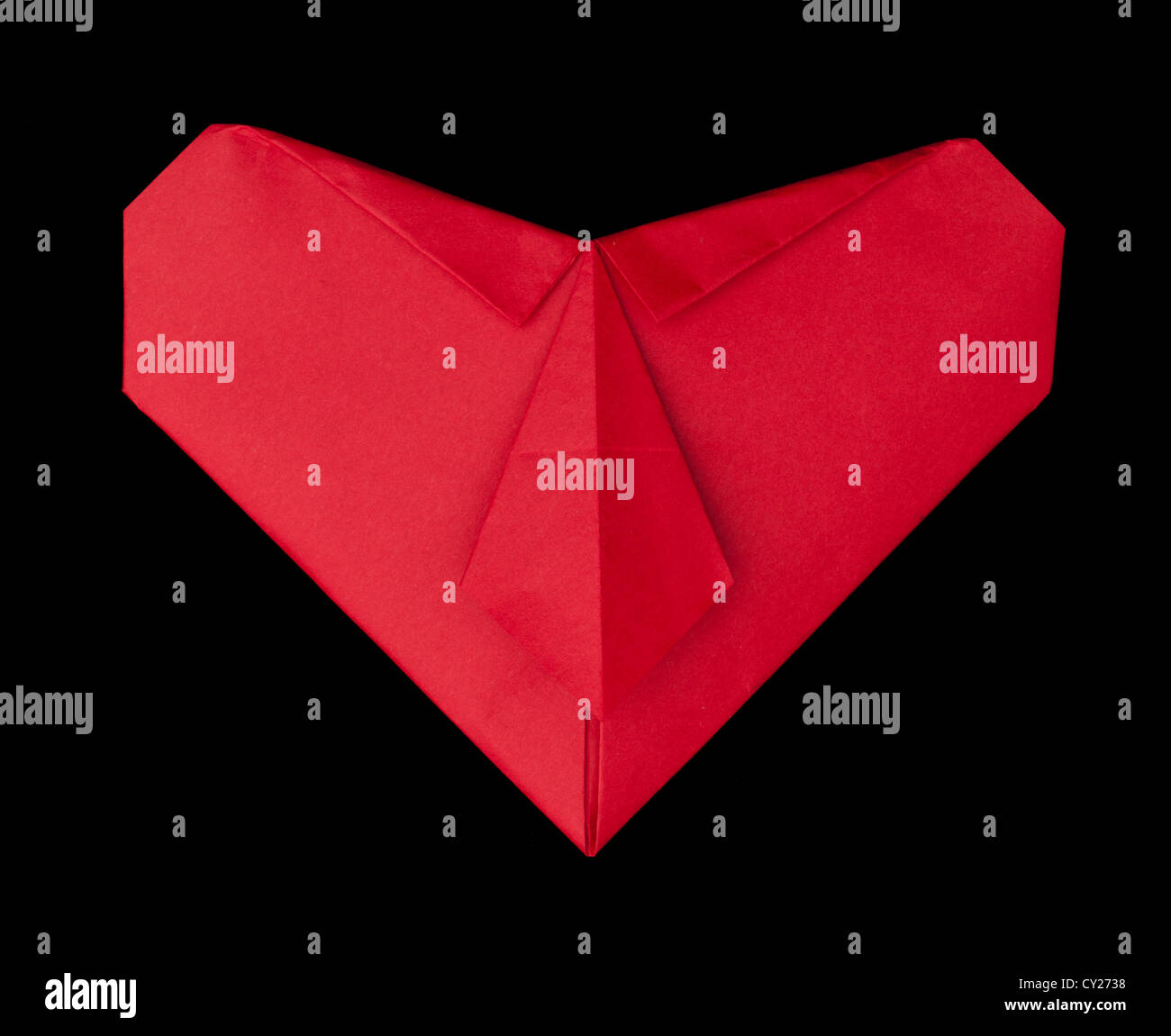 Heart paper made Stock Photo - Alamy