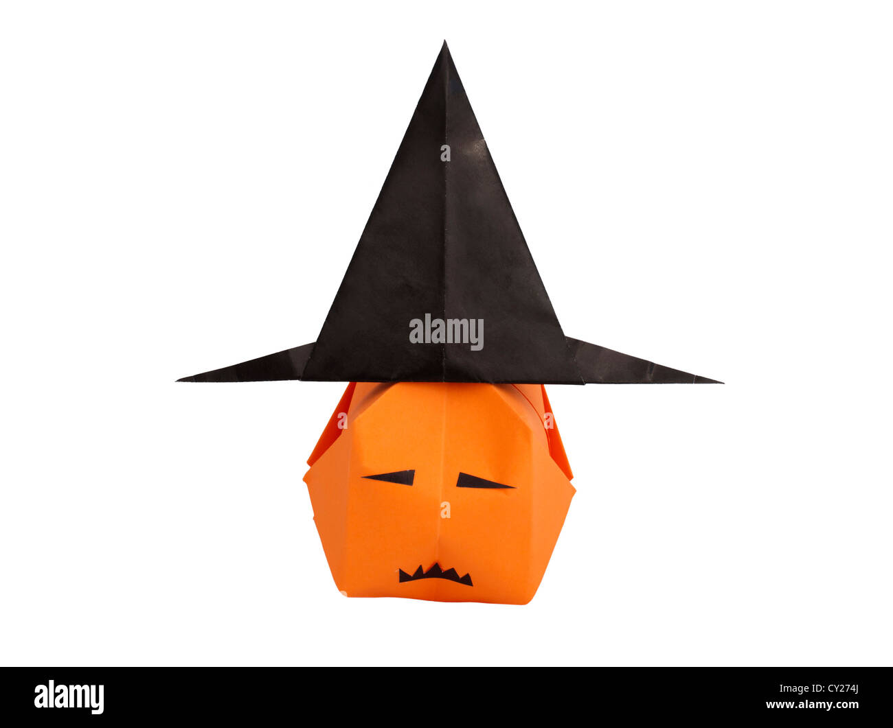 Halloween origami black paper hi-res stock photography and images - Alamy