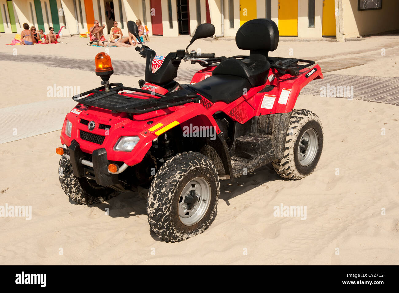 Emergency Beach rescue Dune Buggy Le Touquet France Europe Stock Photo ...
