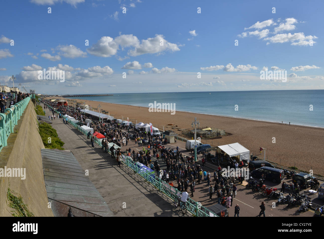 Brighton sea front on a warm October day Stock Photo - Alamy