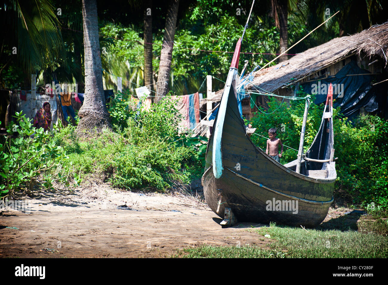 Fishing boat, Bangladesh Stock Photo - Alamy