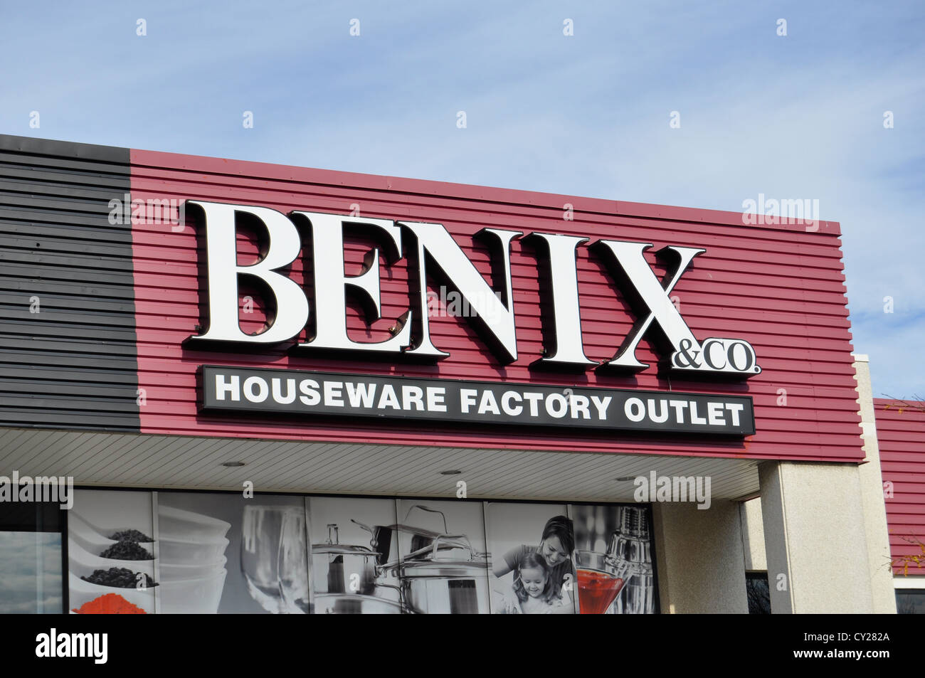 Store front sign Stock Photo - Alamy