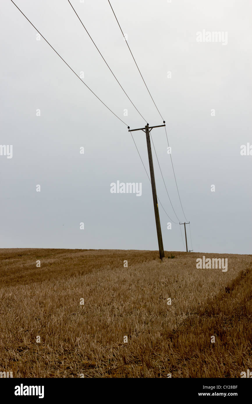 Field cables hi-res stock photography and images - Alamy
