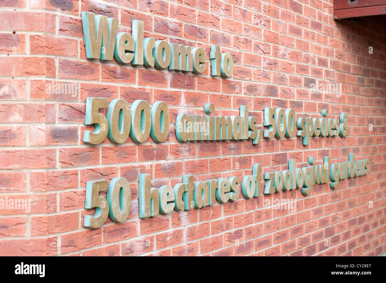 Chester zoo sign hi-res stock photography and images - Alamy