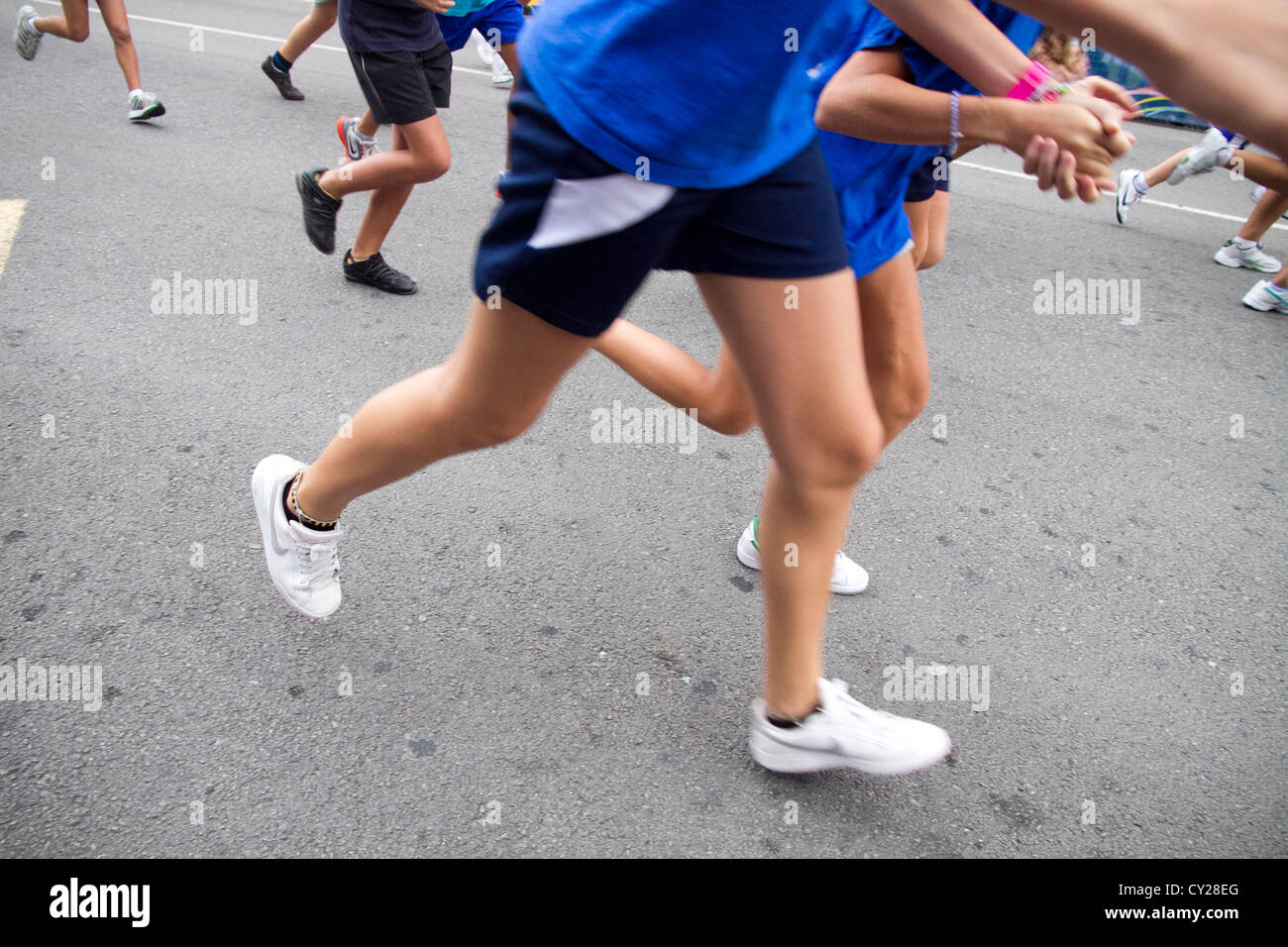 runner legs athletes Marathon running Stock Photo - Alamy