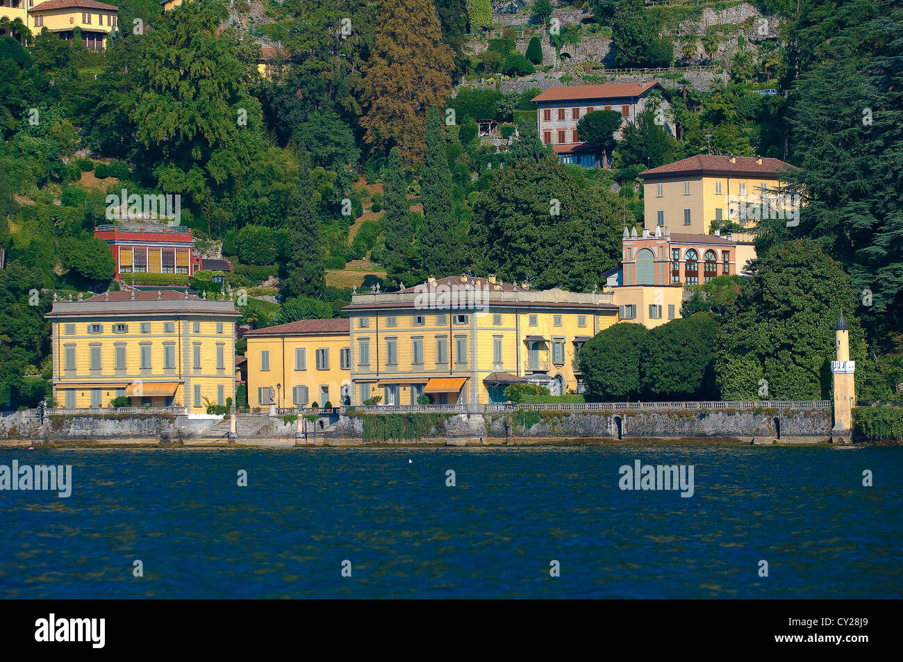 Europe Italy Lombardy Province of Como Torno Villa Taverna Stock Photo ...