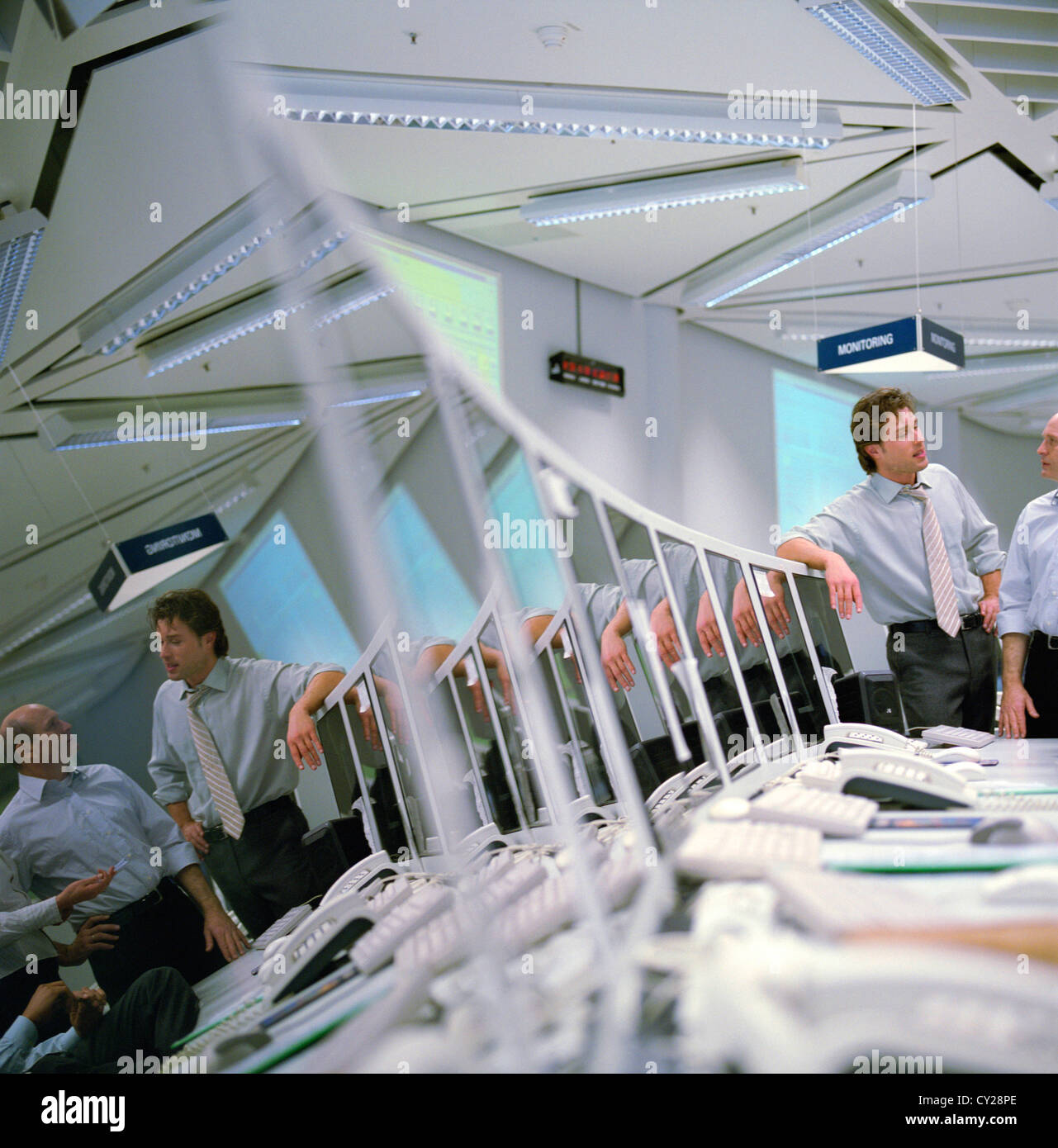 business people data center control center man License free except ads ...