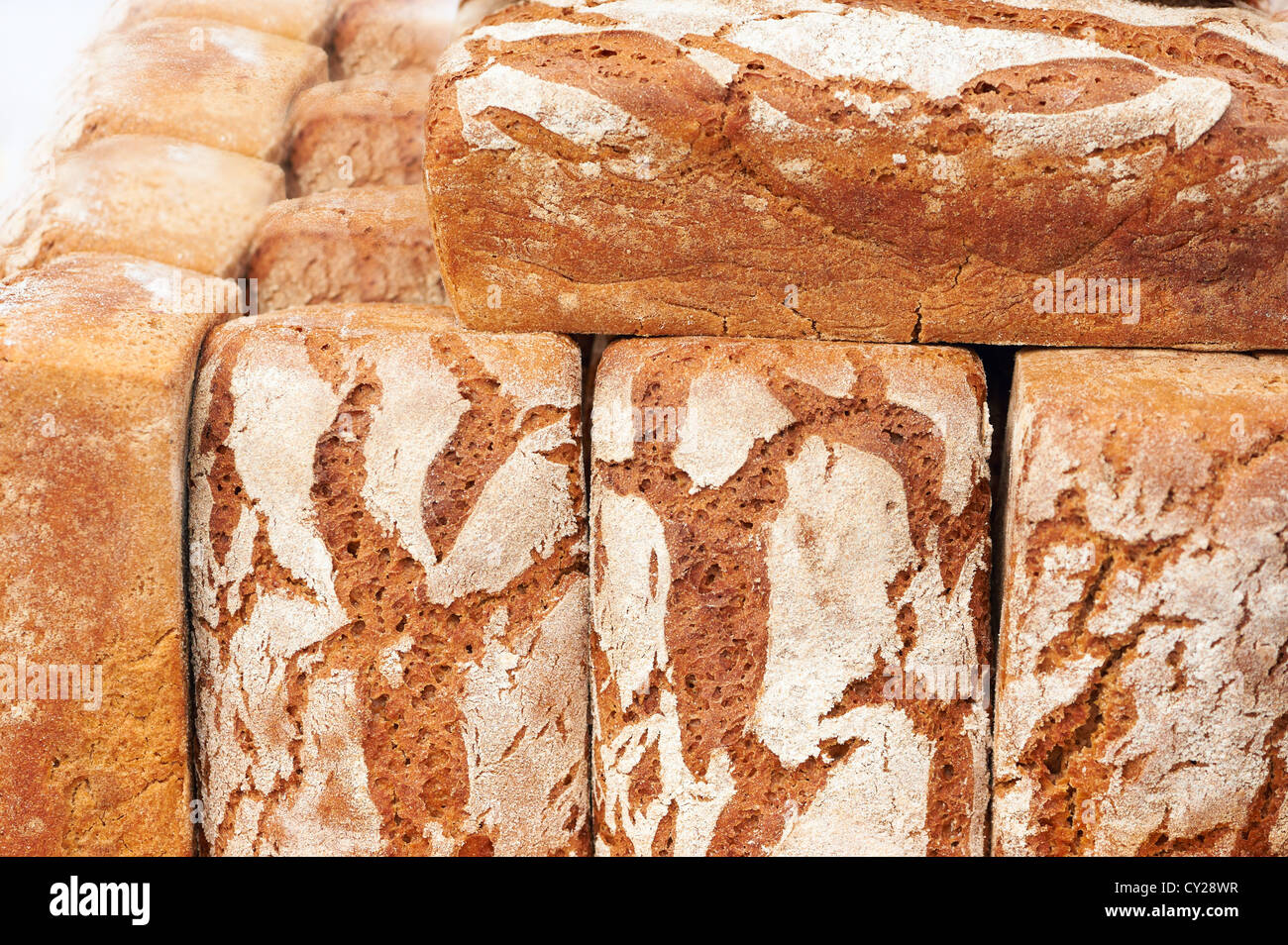 Freshly baked traditional bread Stock Photo - Alamy