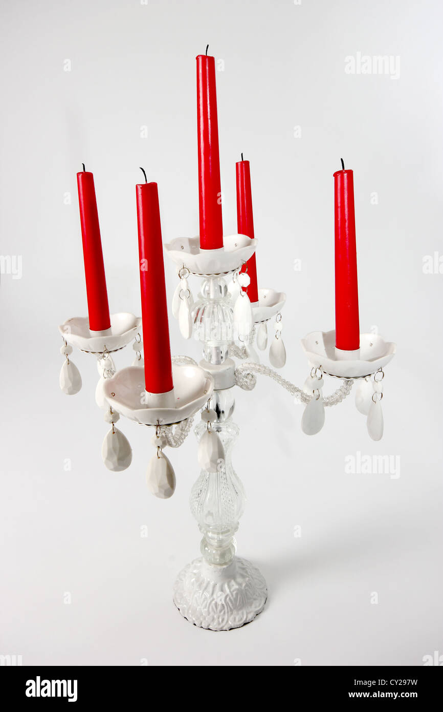 Candelabra candles hi-res stock photography and images - Alamy
