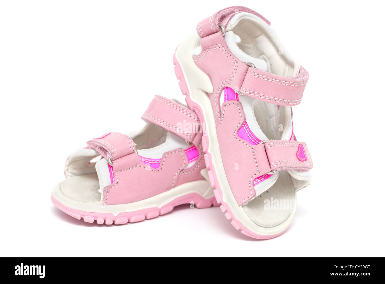 Pair pink white leather Cut Out Stock Images & Pictures - Alamy