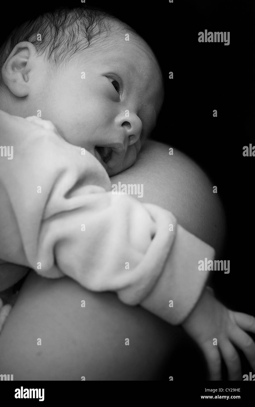 Adult patting child on back hi-res stock photography and images - Alamy