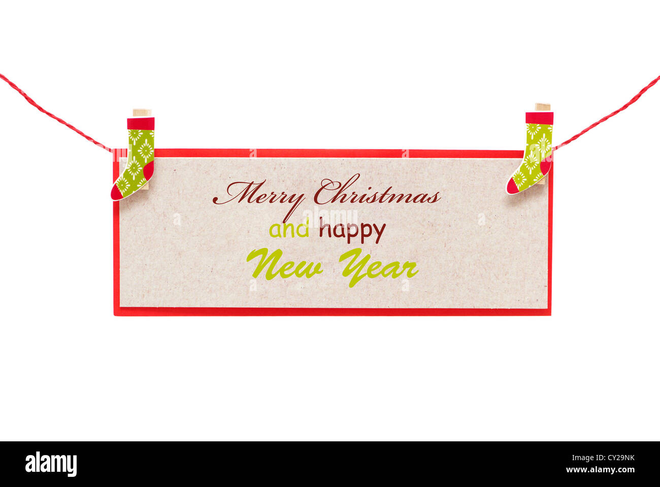 December text on greeting hi-res stock photography and images - Alamy