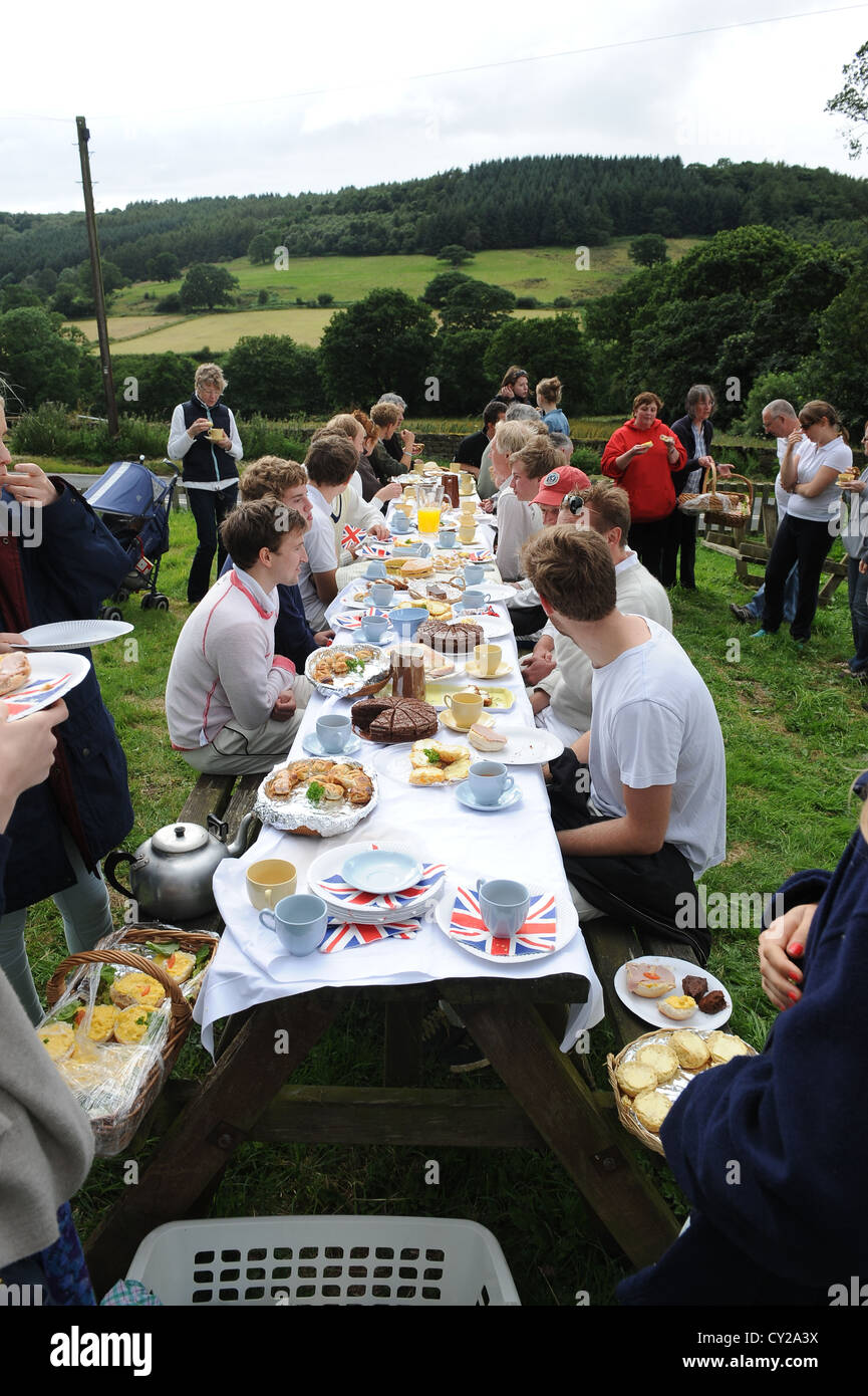 Cricket tea at the annual match between Arden Hall visitors and The Sun ...