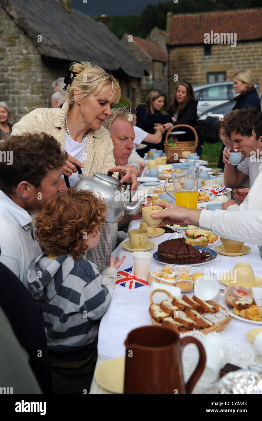 Cricket tea at the annual match between Arden Hall visitors and The Sun ...