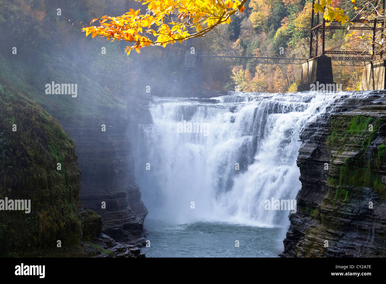 Letchworth state park, Castile, NY Stock Photo - Alamy