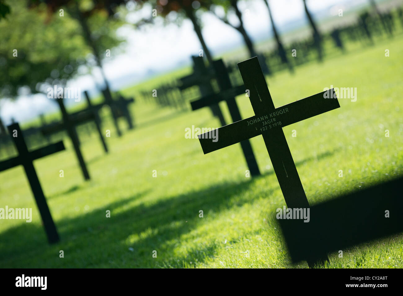 German ww1 military cemetery hi-res stock photography and images - Alamy