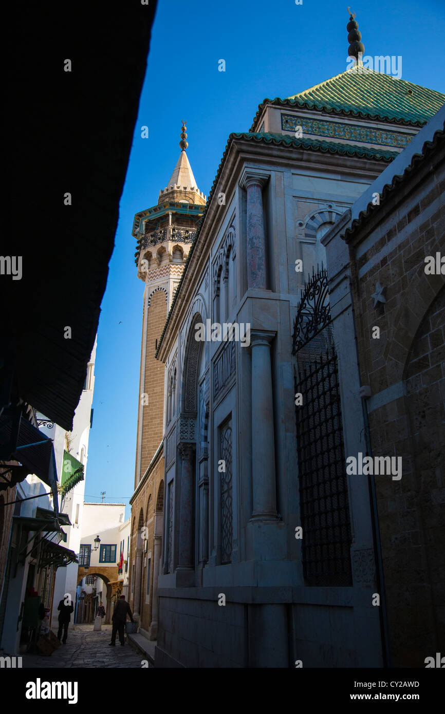 Hamouda Pacha Mosque, Tunis Medina, Tunis, Tunisia Stock Photo - Alamy