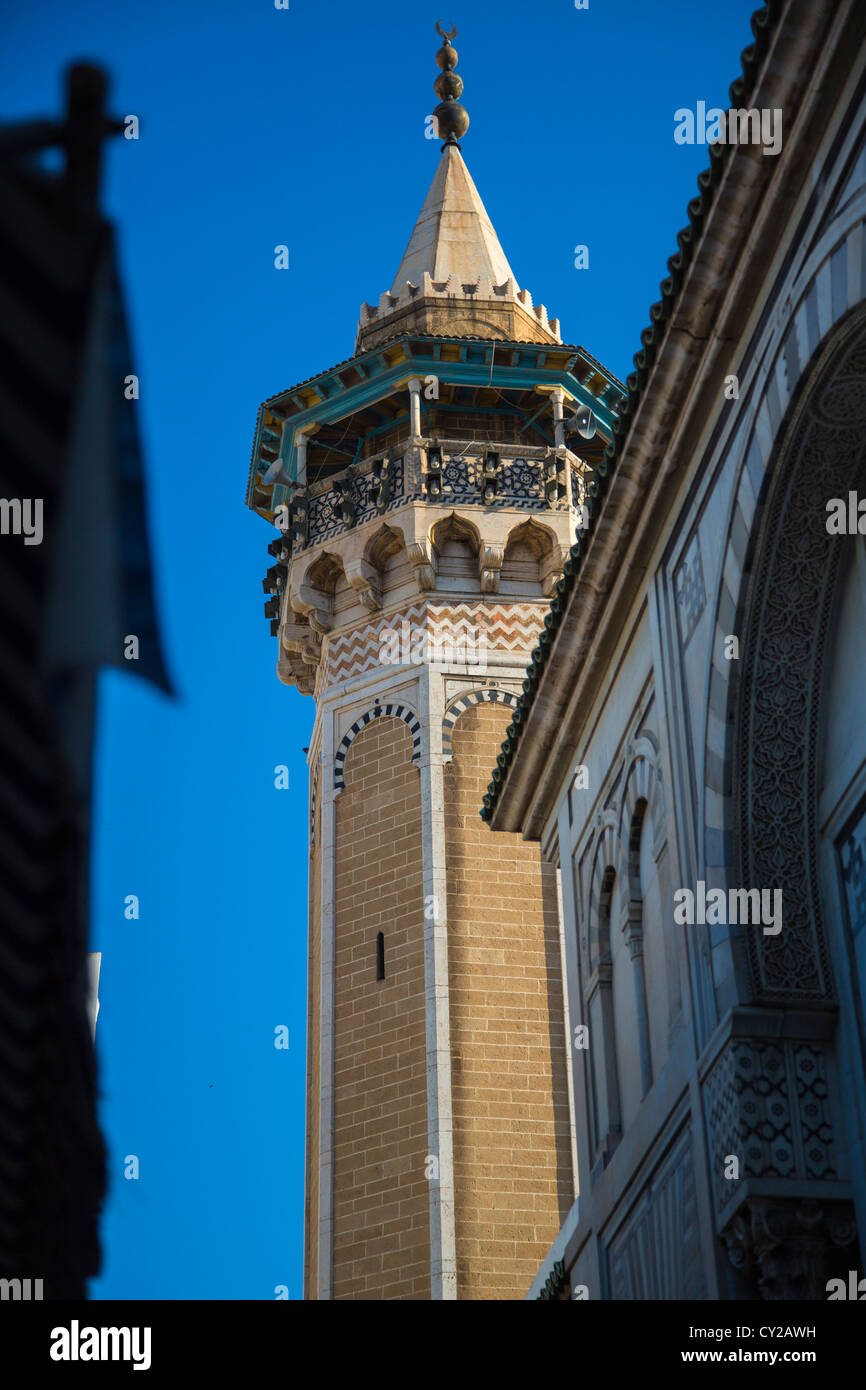 Hamouda Pacha Mosque, Tunis Medina, Tunis, Tunisia Stock Photo - Alamy