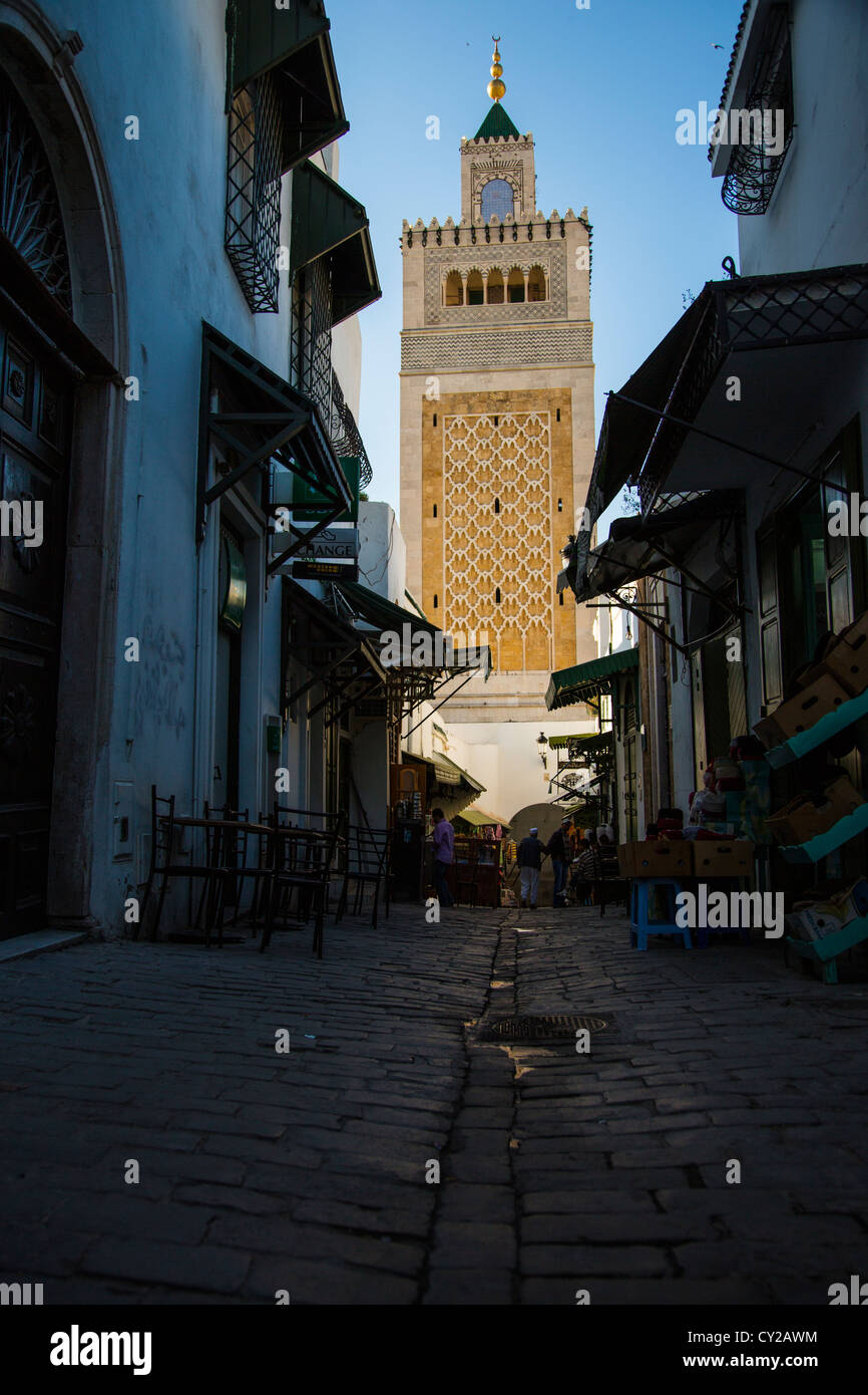 Zaytouna great mosque tunis medina hi-res stock photography and images ...