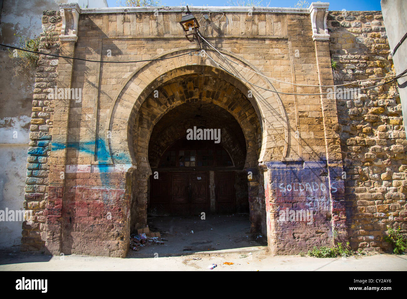 Bab Jedid Gate, Tunis Medina, Tunis, Tunisia Stock Photo - Alamy