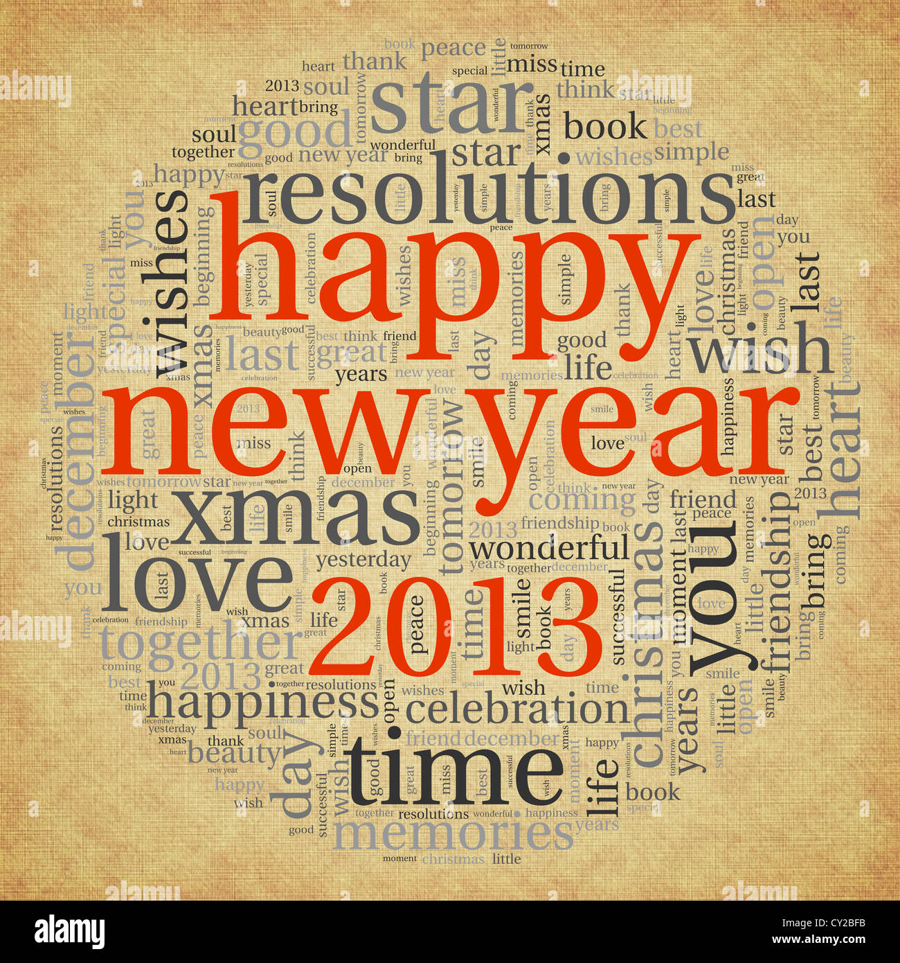 Merry christmas word cloud shape hi-res stock photography and images ...