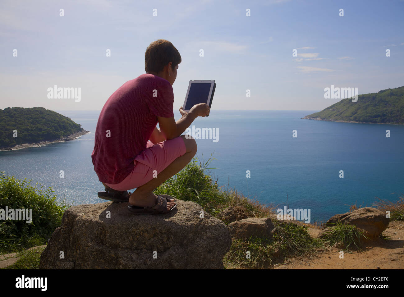 Taking apple ipad hi-res stock photography and images - Alamy