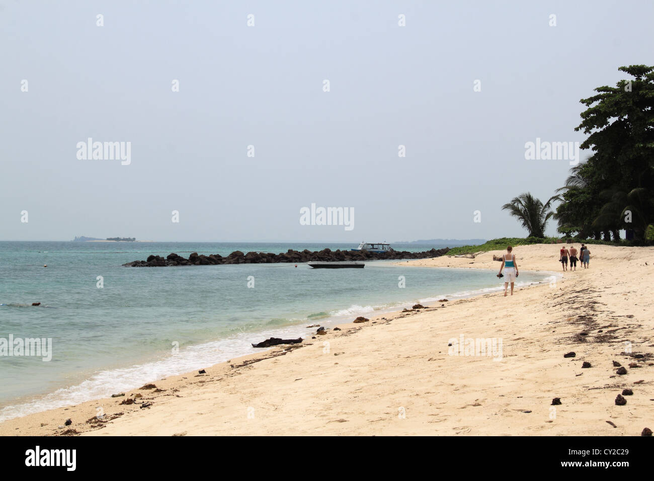 Beach on Selingan Island, Turtle Islands Park, Sulu Sea, Sandakan ...