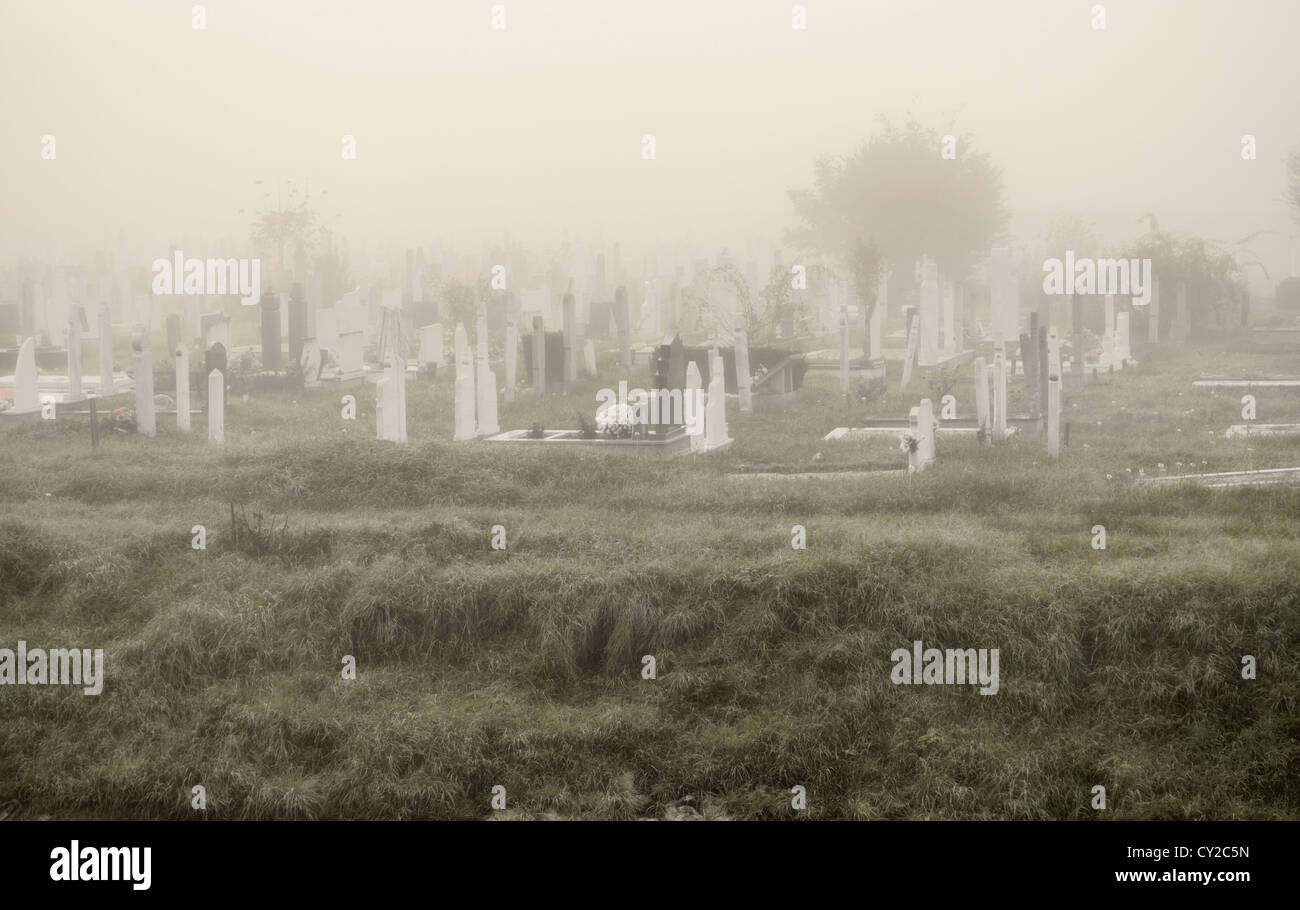Creepy graveyard hi-res stock photography and images - Alamy